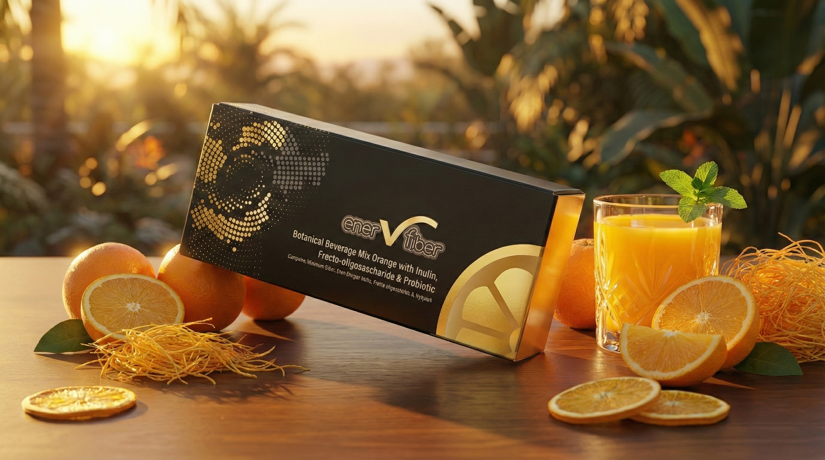 EnerVfiber - Synbiotics Fizzy Fibre Drink | Probiotic & Prebiotic Formula
